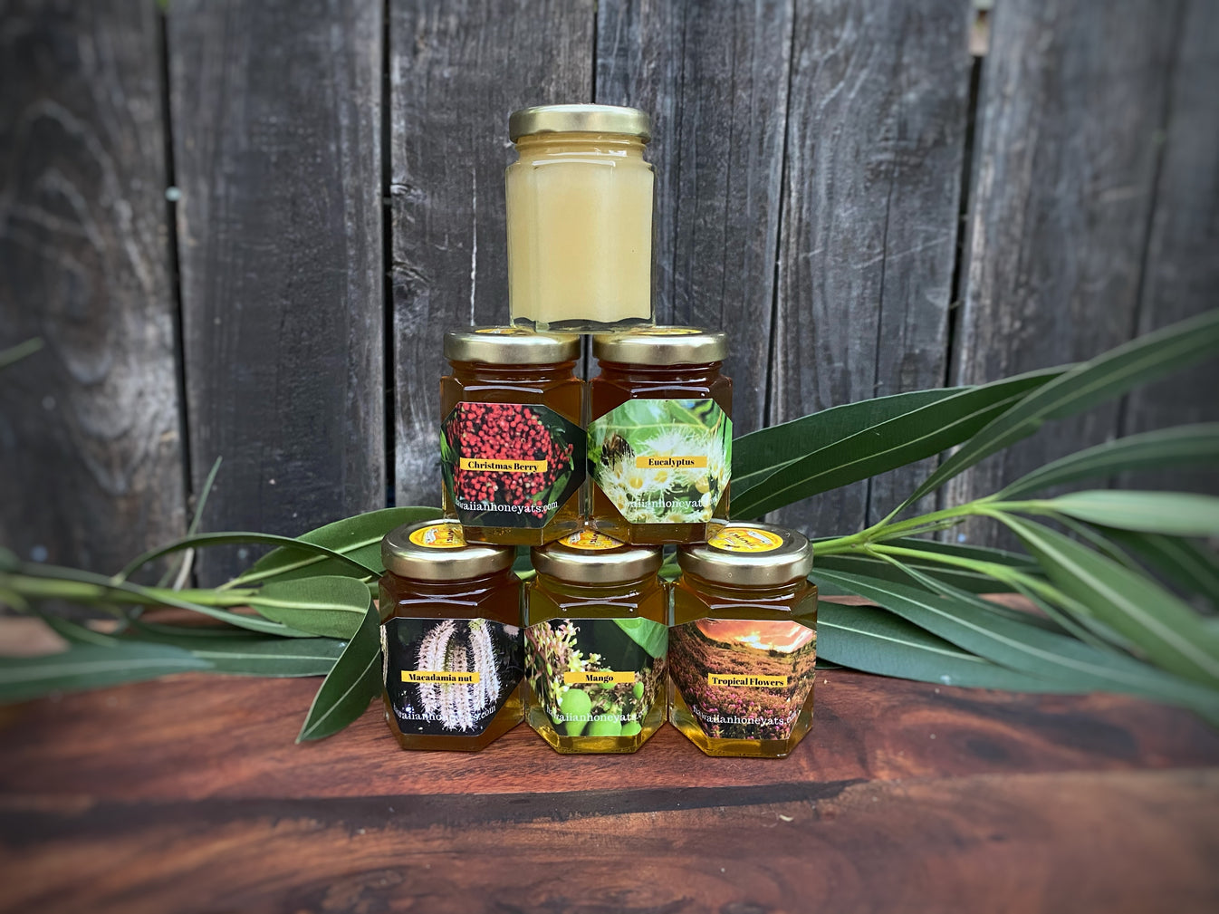 Sample Pack 4/5/6 jars (3oz each) – Hawaiian Honey AT&S